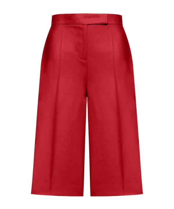 Max Mara High-rise Pleated Wide-leg Shorts