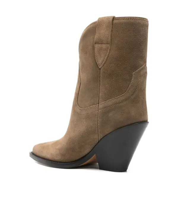 Isabel Marant Étoile Pointed Toe Ankle Boots - Brown