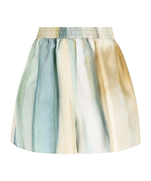 Loro Piana Pleated Printed Shorts