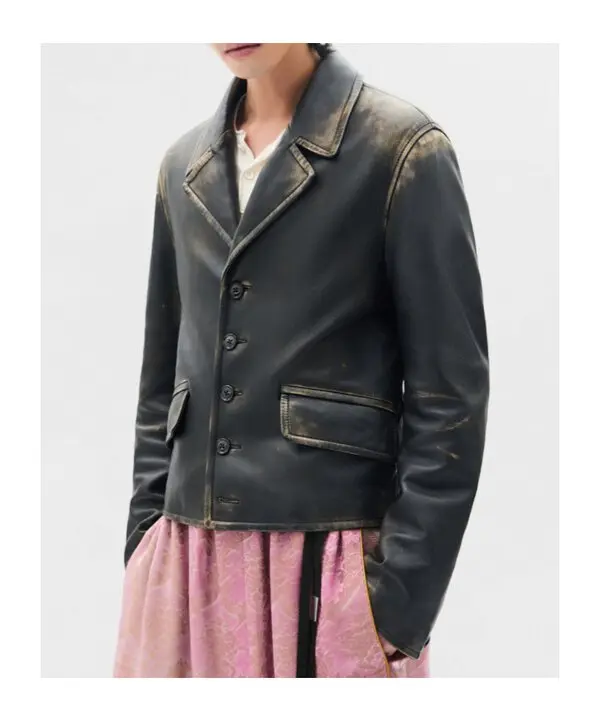 ANN DEMEULEMEESTER Malik Fitted Boxy Blouson