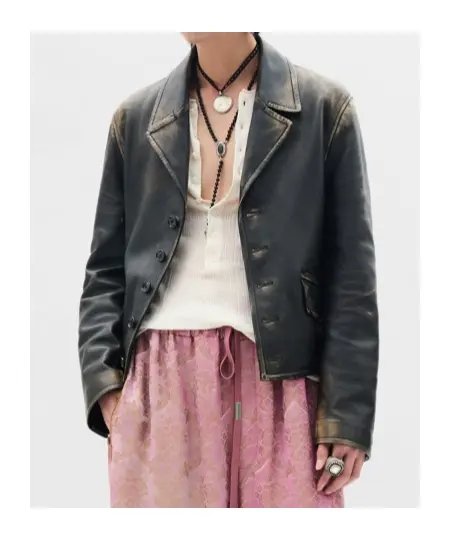 ANN DEMEULEMEESTER Malik Fitted Boxy Blouson