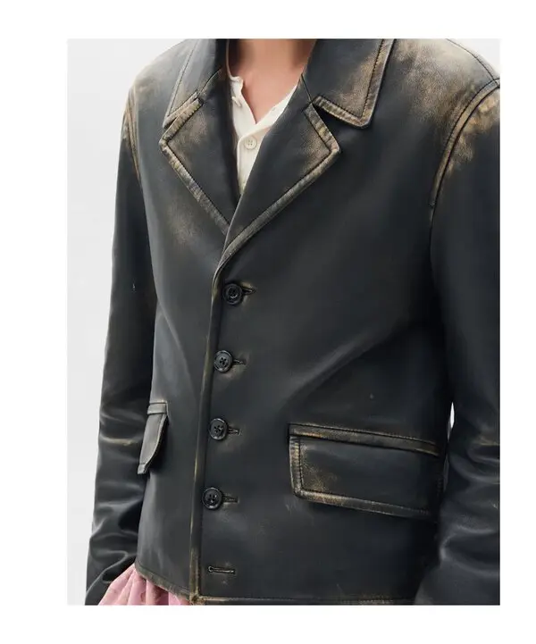 ANN DEMEULEMEESTER Malik Fitted Boxy Blouson
