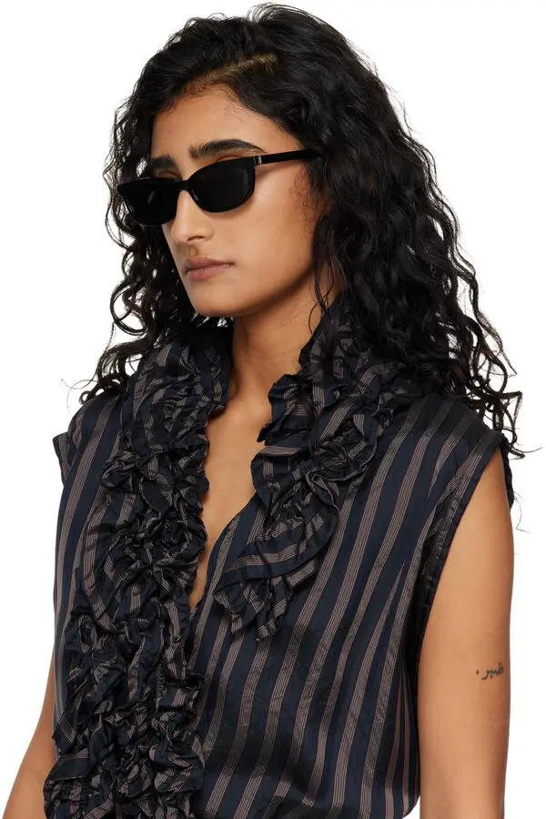 Saint Laurent Rectangle Frame Sunglasses