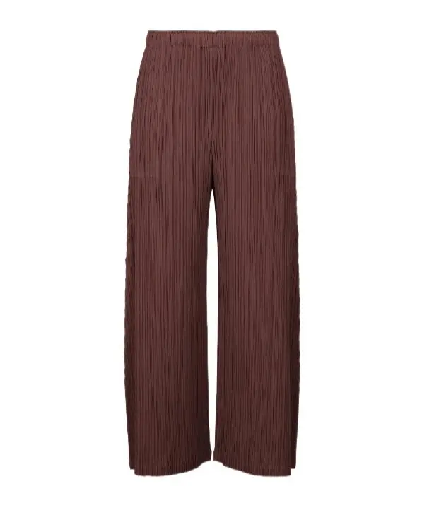 PLEATS PLEASE BY ISSEY MIYAKE Wide Leg Pleated Trousers