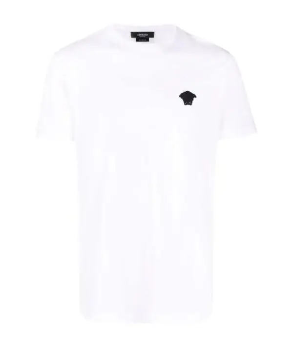 Versace Medusa Embroidery T-shirt - White