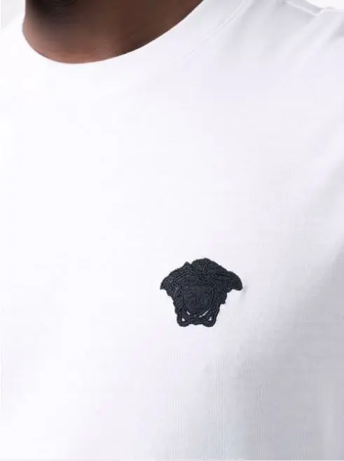 Versace Medusa Embroidery T-shirt - White