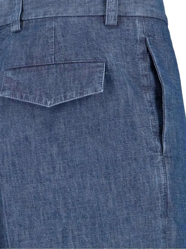 JIL SANDER Chambray Tapered Trousers