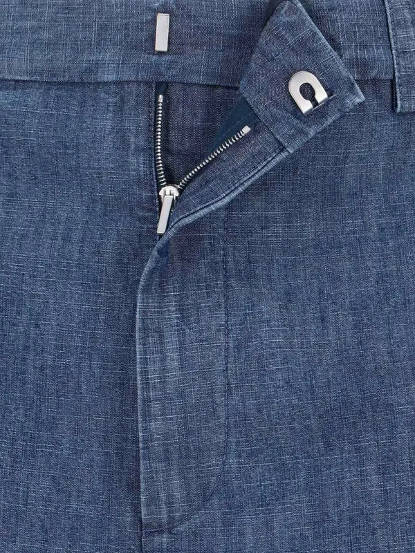JIL SANDER Chambray Tapered Trousers