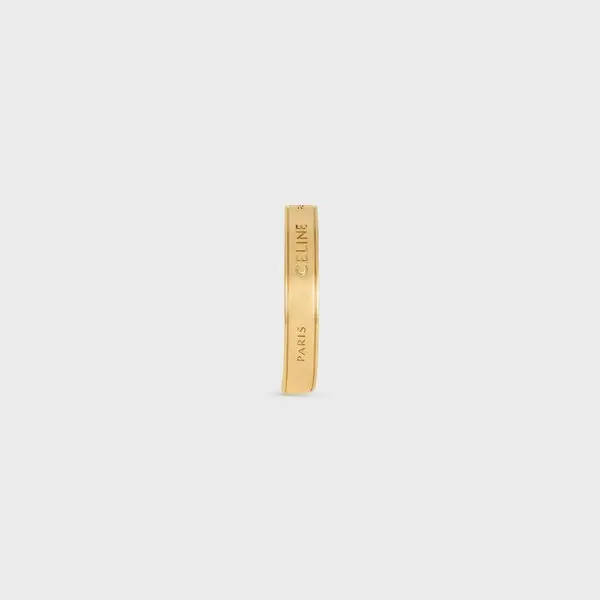Celine Ribbon Small Cuff In Brass