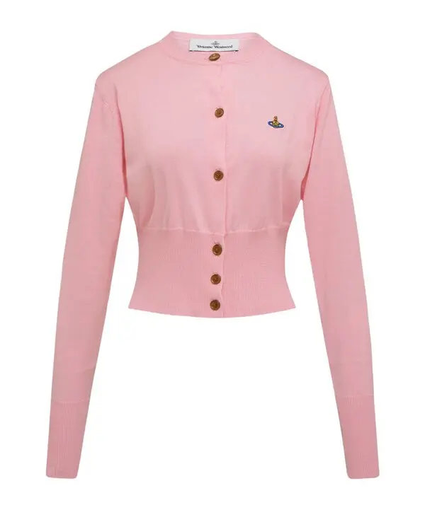 VIVIENNE WESTWOOD Bea Knit Cropped Cardigan - No