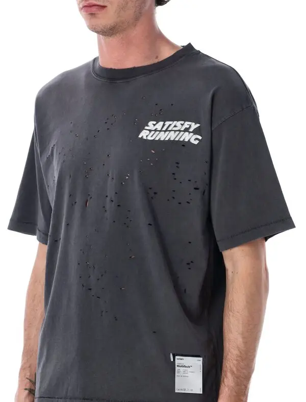 Satisfy Distressed Logo T-shirt