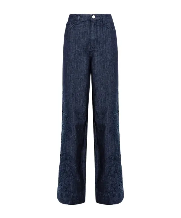 BLUGIRL Embellished Belt Loop Jeans