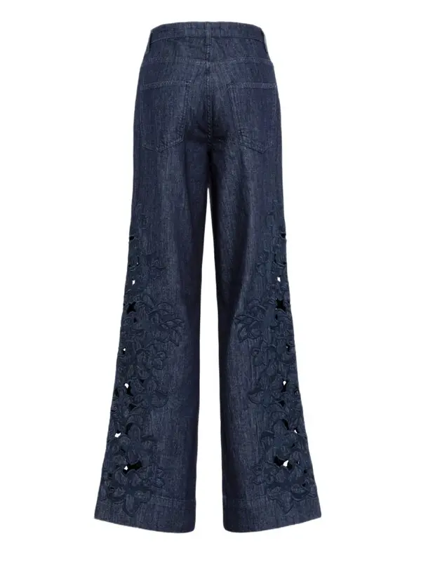 BLUGIRL Embellished Belt Loop Jeans