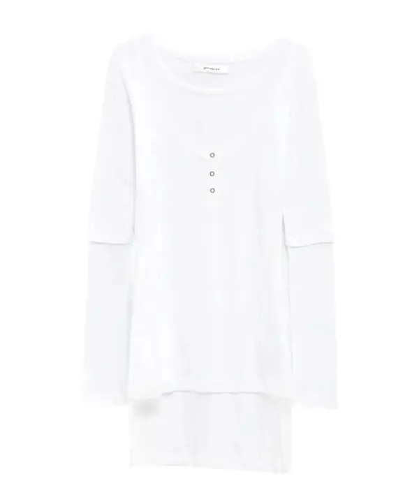 Gimaguas Gemma Henley Mini Dress - White
