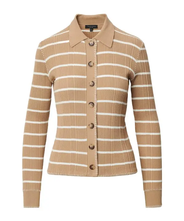 RAG  BONE Rag & Bone Harper Striped Cardigan