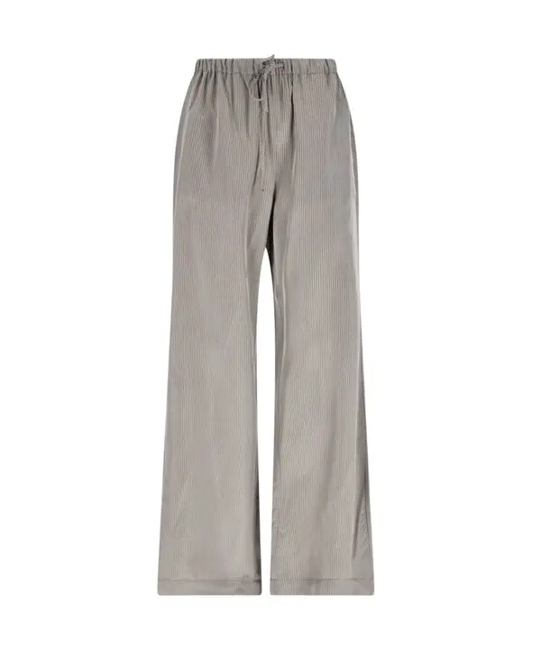 RÓHE Rhe Striped Drawstring Pants - Gray
