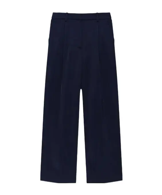 ANINE BING Straight Leg Trousers - Black