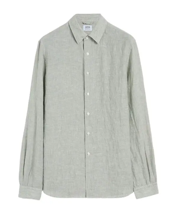 Aspesi Button Front Shirt - Gray