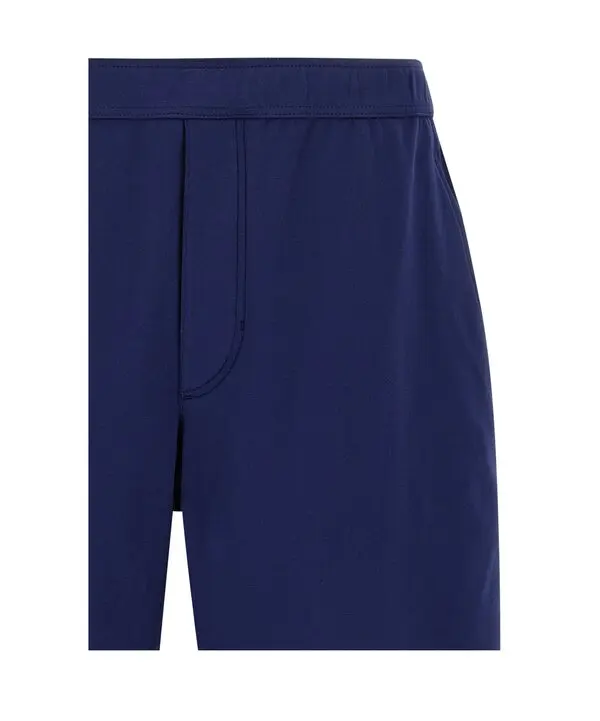 Brunello Cucinelli Logo Printed Interlock Shorts - Blue