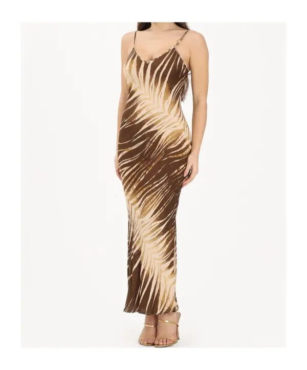 Just Cavalli Tropical Print Maxi Dress