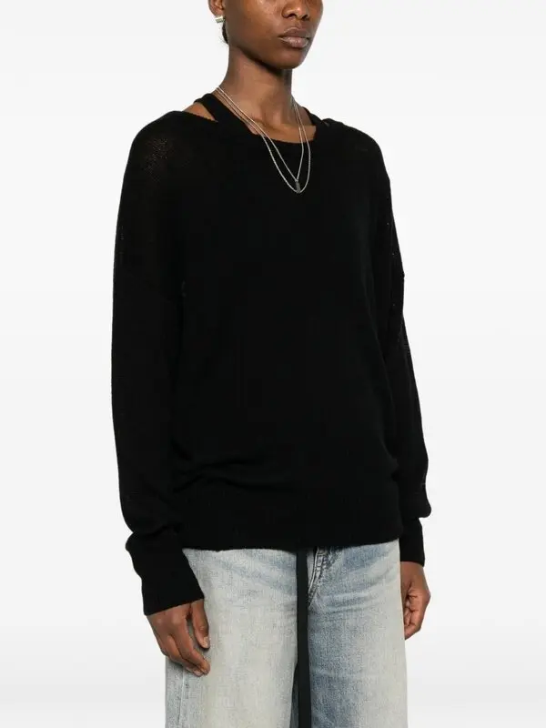 Balenciaga Relaxed-fit Crew Neck Sweater