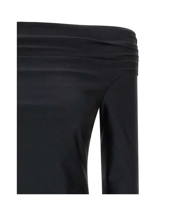 Andamane The Attico Wallis Off-shoulder Long-sleeved Top