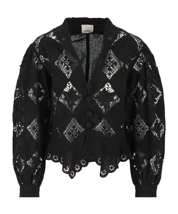 Isabel Marant Étoile Nina Broderie Anglaise Blouse