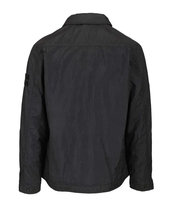 Stone Island Long Sleeve Buttoned Shirt With Pocket Detail