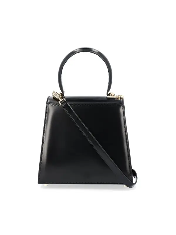 FERRAGAMO Iconic Top Handle Bag - Black