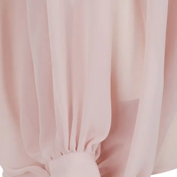GIANLUCA CAPANNOLO Draped Long Sleeve Blouse