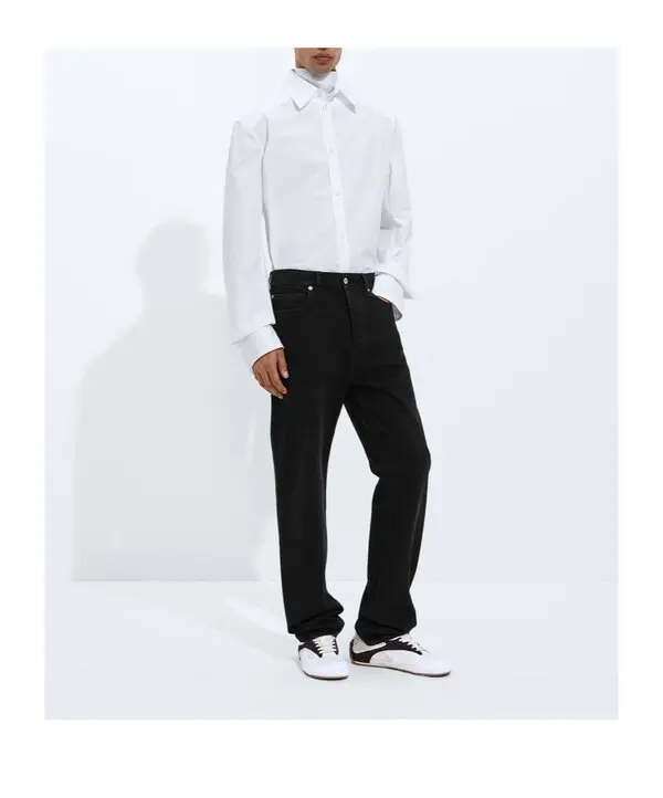 Bottega Veneta Faded Straight Leg Jeans