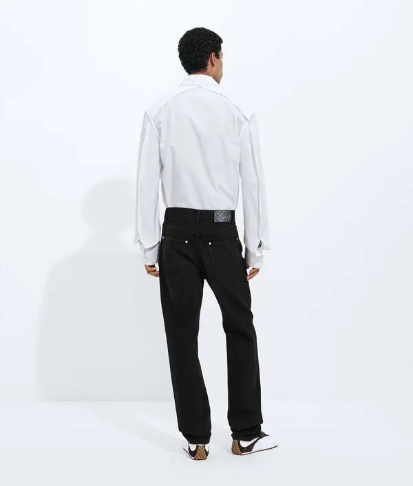 Bottega Veneta Faded Straight Leg Jeans