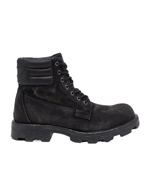 DIESEL® D-hammer Lug Sole Boots - Black