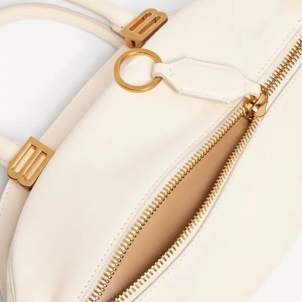 Balenciaga Bolero Mini Bowling Bag - Cream