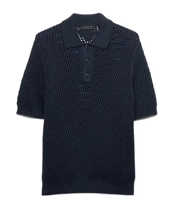 Prada Knitted Polo Shirt