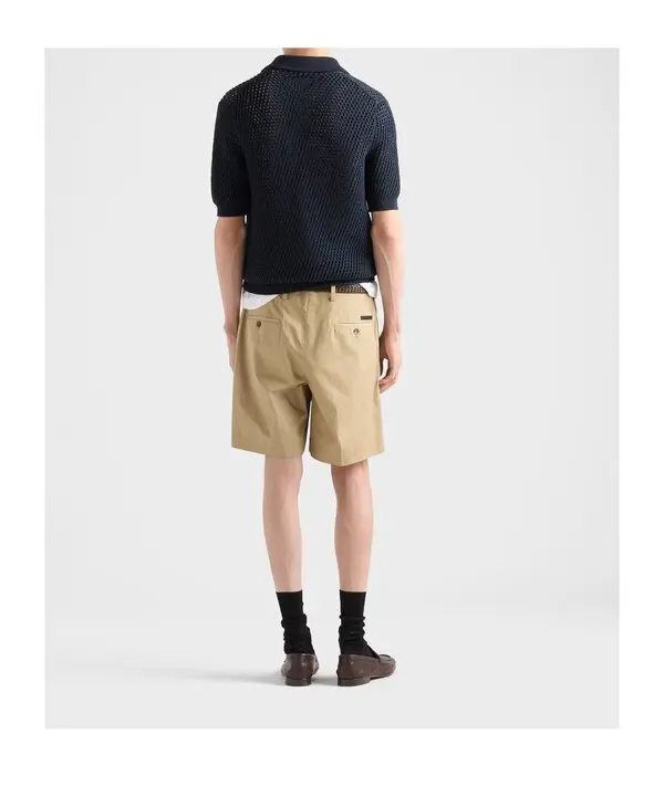 Prada Knitted Polo Shirt