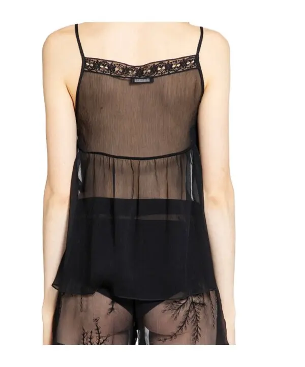 ANN DEMEULEMEESTER Lace Trimmed Camisole