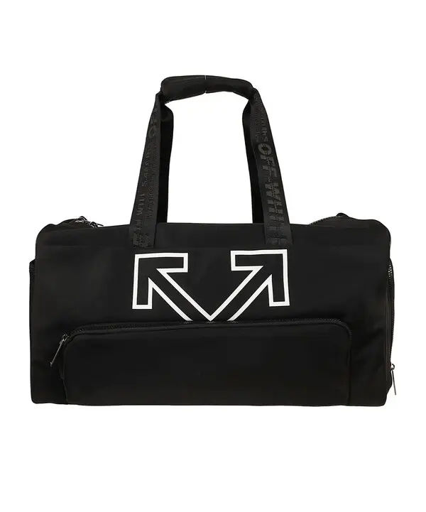 Off-White Heritage Logo Gym Tote Bag - Black