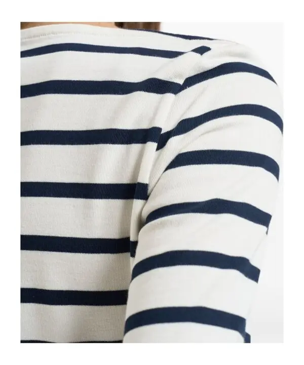 SEMICOUTURE Carmelita Striped Crewneck Sweater