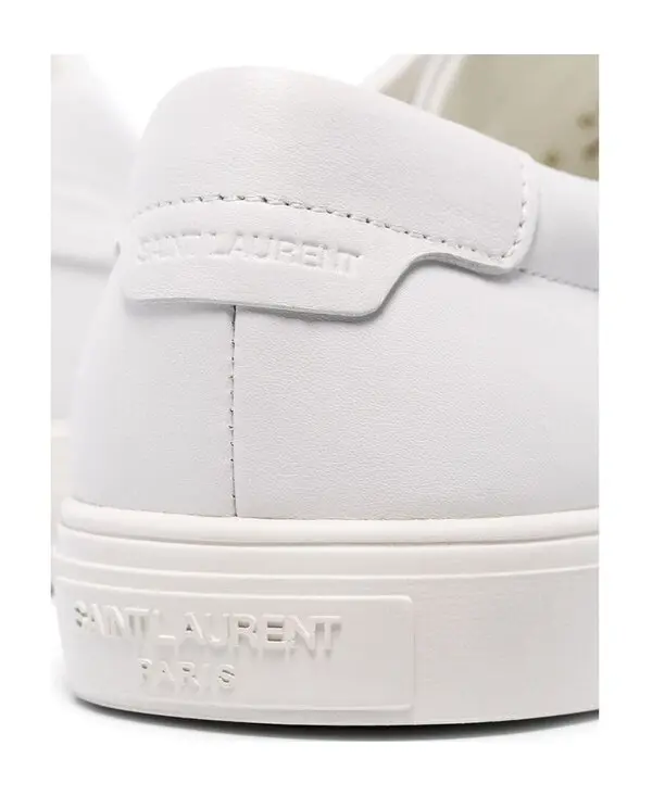 Saint Laurent Leather Logo Detail Sneakers