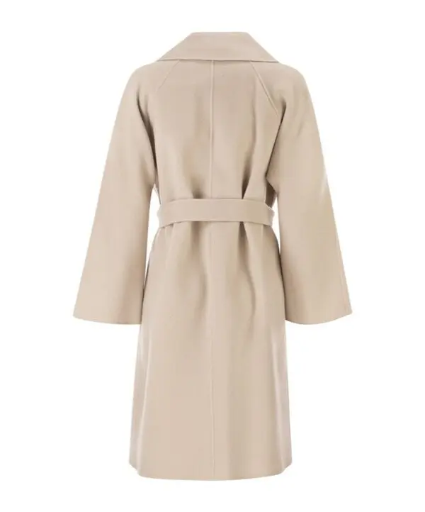Max Mara Belted Coat - Sand-colored