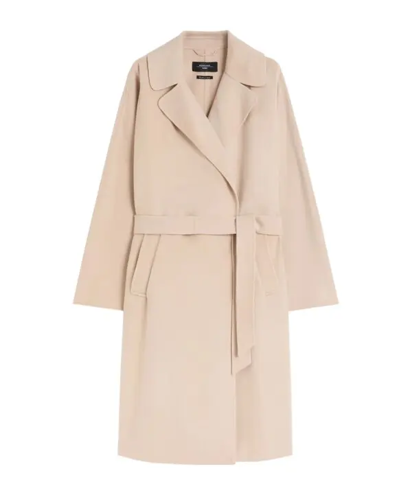 Max Mara Belted Coat - Sand