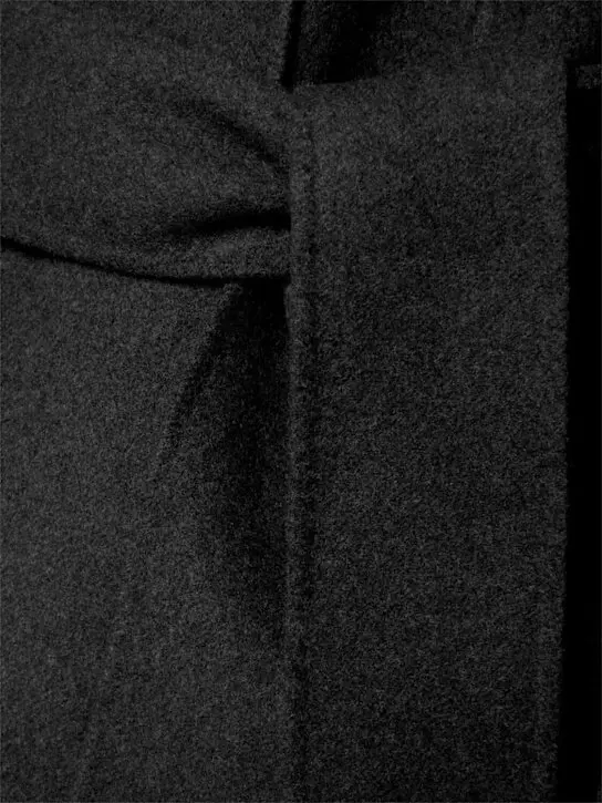 Khaite Lea Wool Belted Long Coat