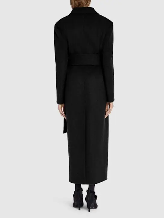 Khaite Lea Wool Belted Long Coat