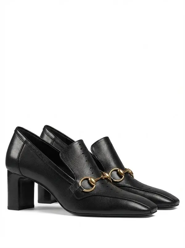 Gucci Galleria Loafer Mid Heel - Black