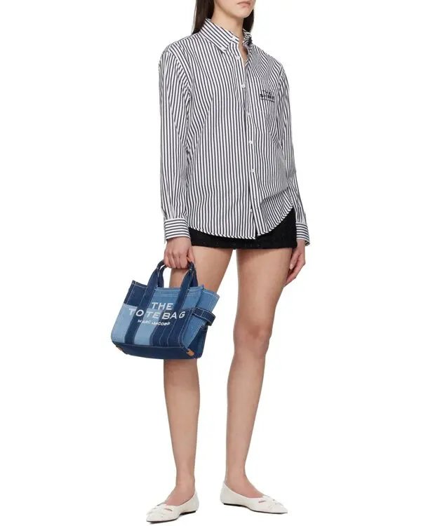 Marc Jacobs Denim Mini Tote Bag - Blue
