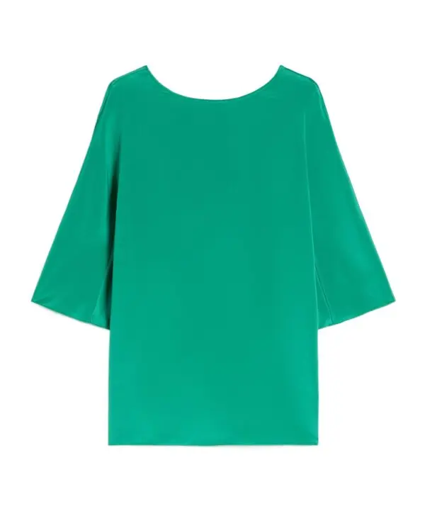 Max Mara Gattini Bow Detail Blouse - Green