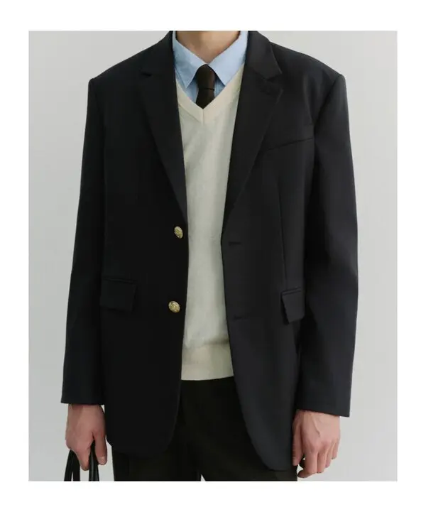 DUNST Single Breasted Long Sleeved Jacket
