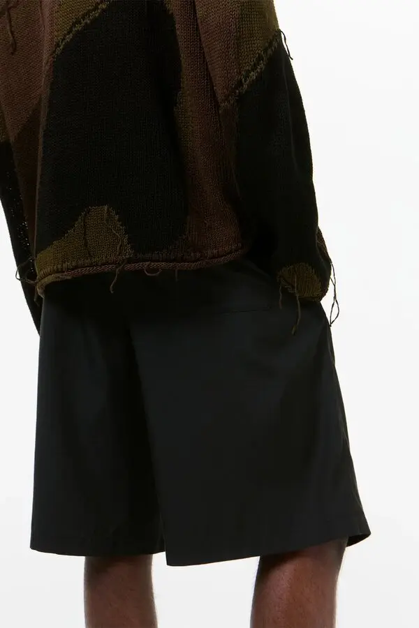 Our Legacy Ponte Pleated Bermuda Shorts