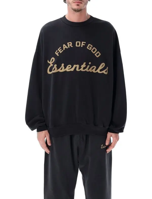 Fear Of God Crewneck Sweatshirt - Faded Black